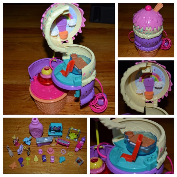 polly pocket | Toys | Polly Pocket Travel Ice Cream Cone Set | Poshmark
